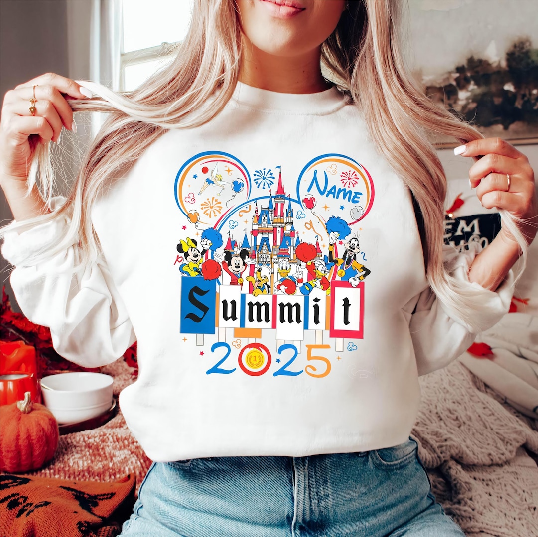 Personalized Disney Summit 2025 Shirt, Cute Mickey & Friends WDW ...