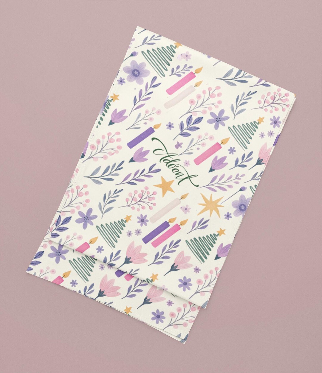 Advent Christmas Season Table Runner: Catholic Home Alter Linens for ...