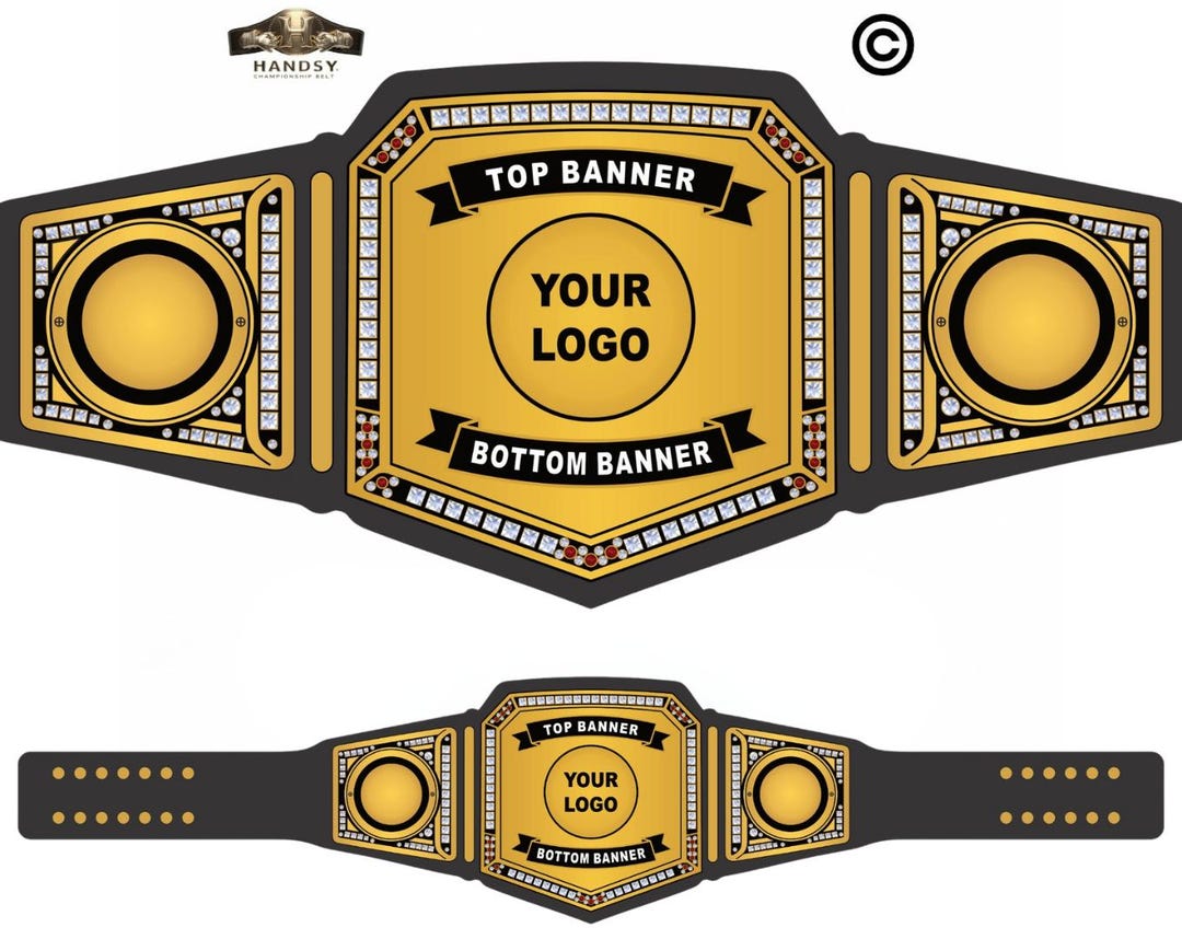 Personalized Championship Belt – Custom Wrestling Belt for Awards ...