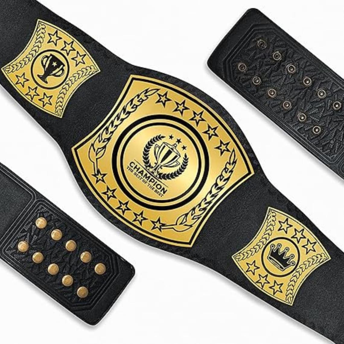 Adult Championship Belt – Brass Plate, Leather Strap Trophy - Etsy