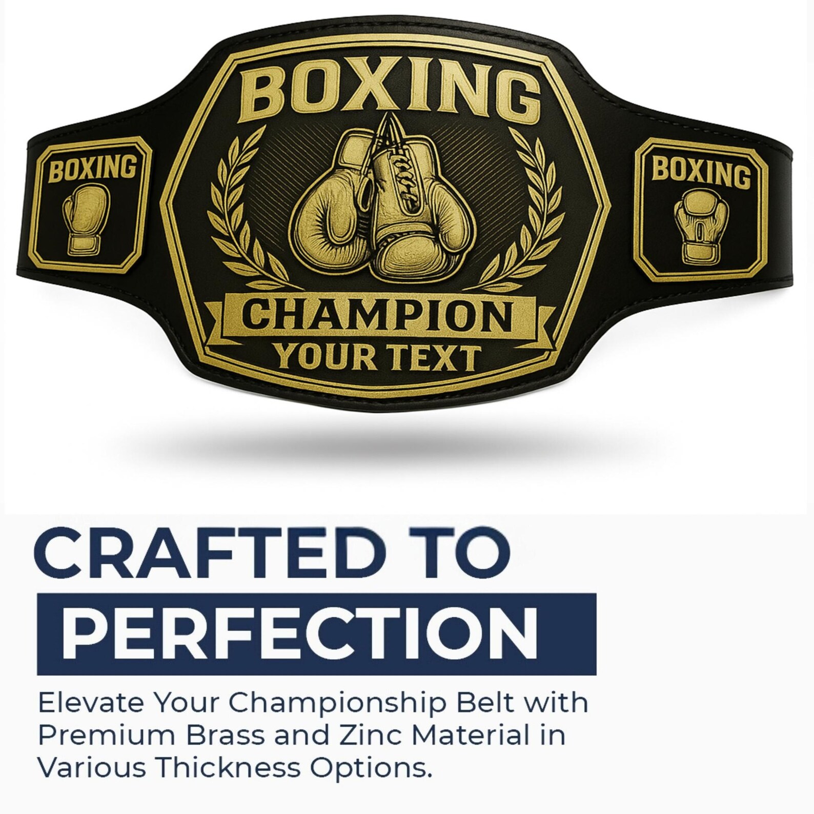 Custom Boxing Championship Belt – Personalized Trophy, Award, and Medal ...