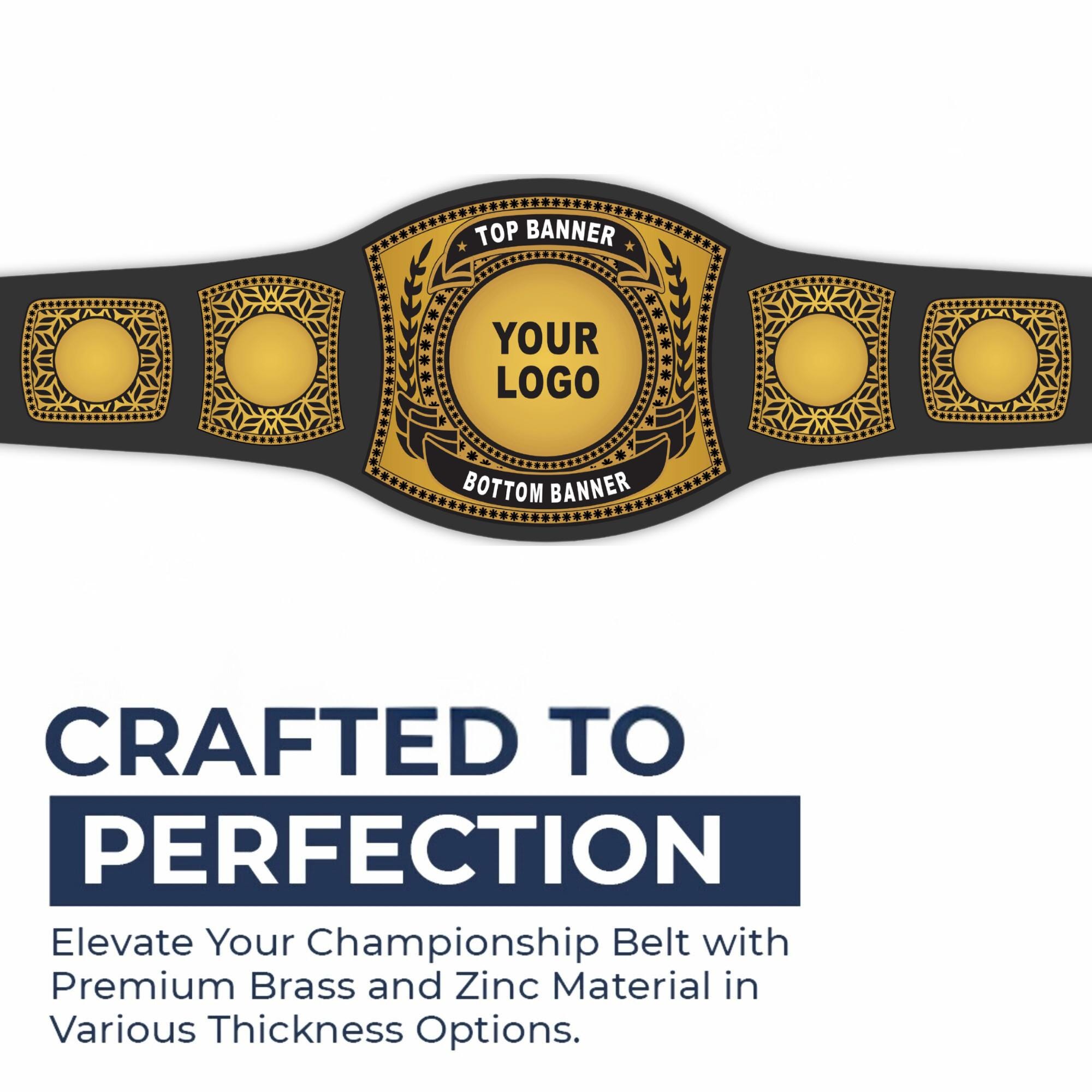 Custom Wrestling Belt - Customizable Championship Belt for Award Sports ...