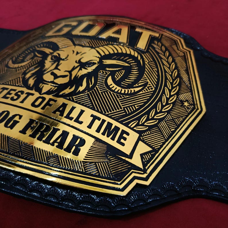 Goat Championship Belt - Ultimate Goat Trophy, Award, and Medal ...