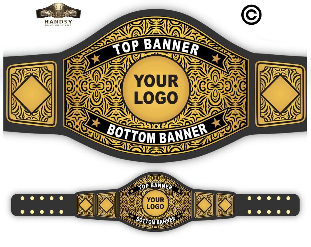 Custom Wrestling Belt for Awards, Sports Tournaments, Competitions ...