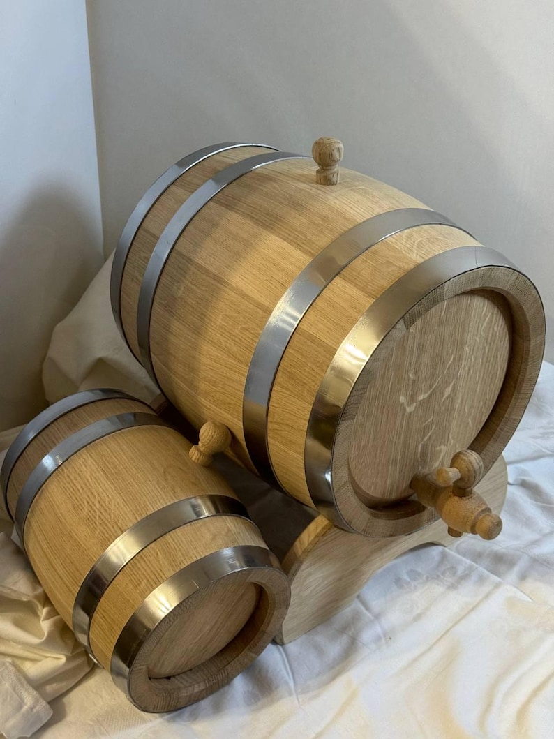 Premium Whiskey Oak Barrel, Bourbon, Wine Aging Barrel 1/2/3/5/10/15/20 ...