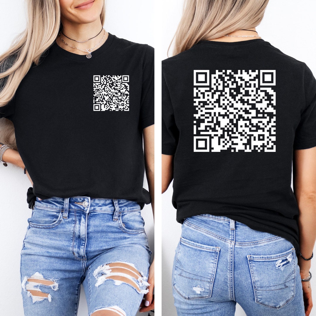 QR Code F.U Shirt, QR Code F U Sweatshirt, Funny Gift, QR Code Sweater ...