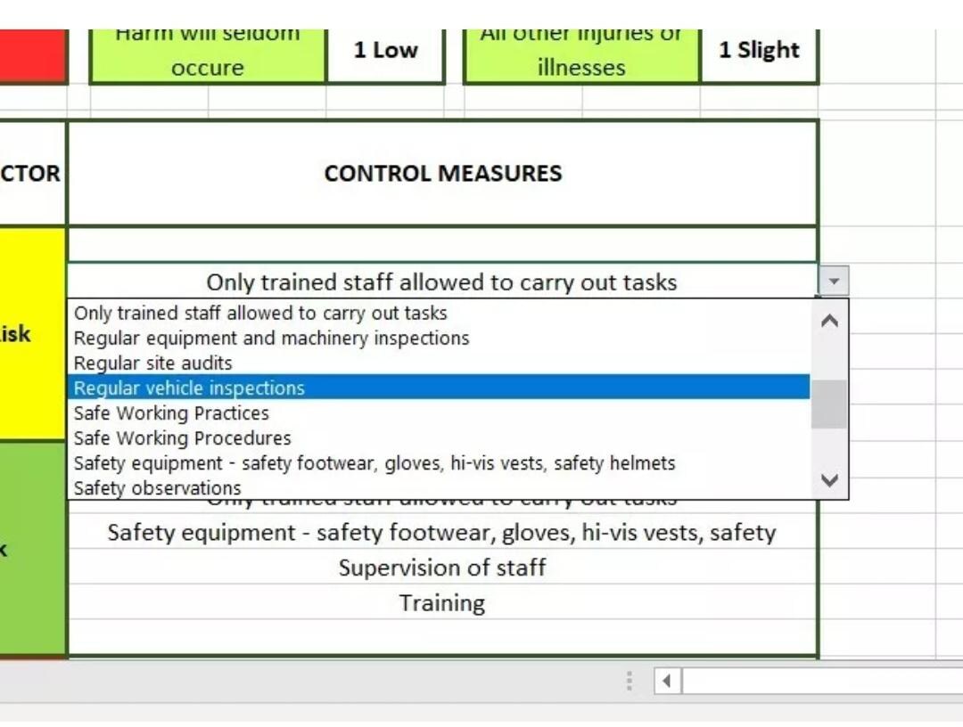 Editable Risk Assessment Template - Etsy