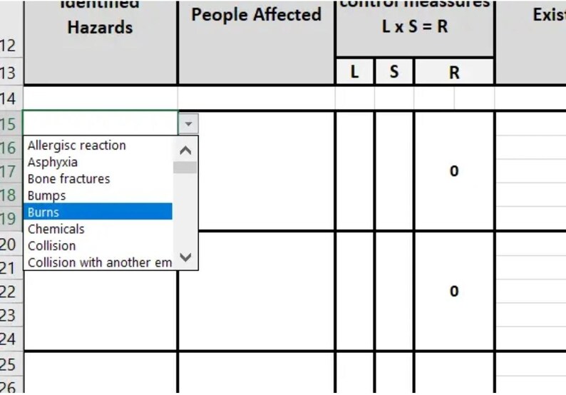 Editable Risk Assessment Template V2.0 - Etsy Australia