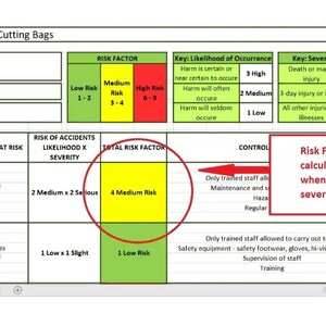 Editable Risk Assessment Template - Etsy UK