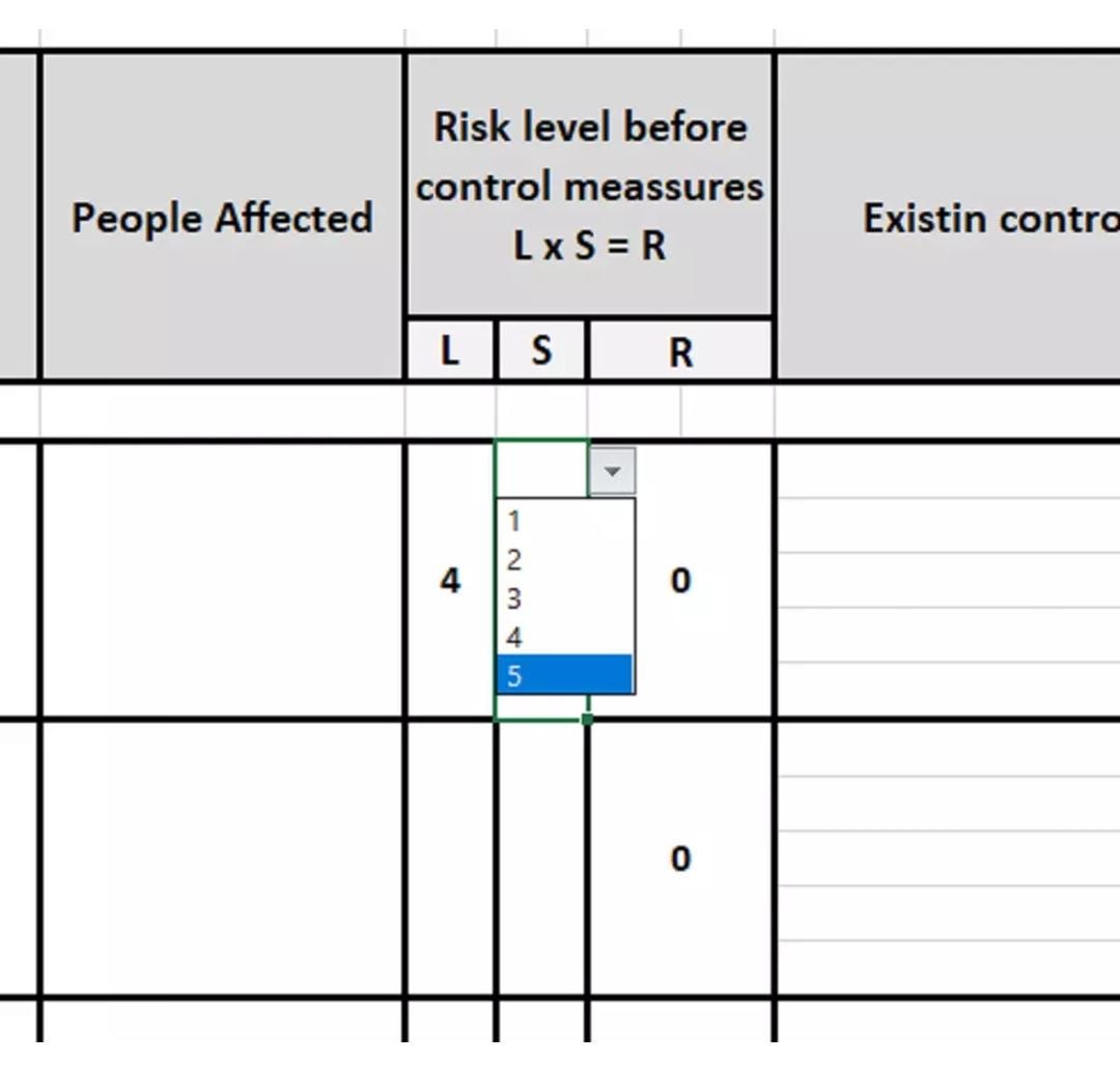 Editable Risk Assessment Template V2.0 - Etsy UK