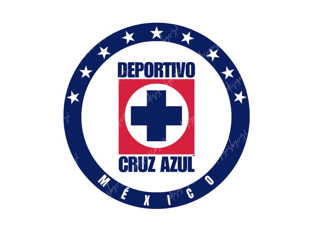 Cruz Azul Logo PNG Cruz Azul Fc Liga MX - Etsy UK