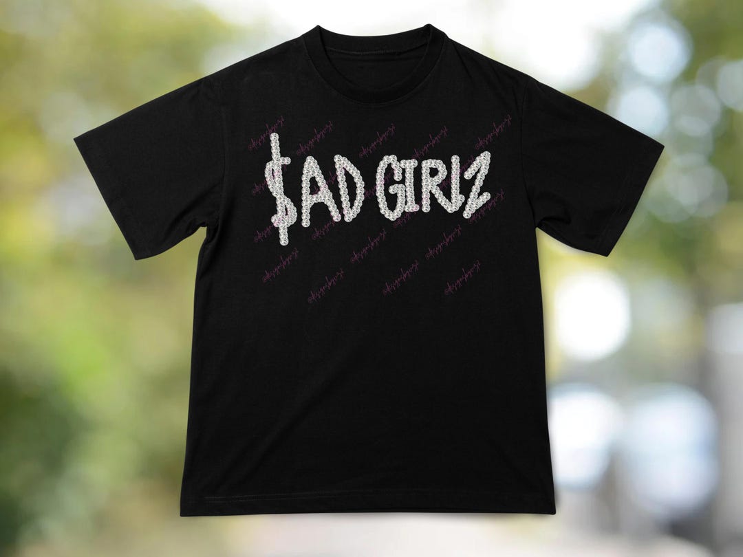 Sad Girlz Logo With Rhinestones Junior H Junior H Png Sad Boyz Mania ...