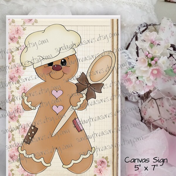Gingerbread Man Kitchen Decor - Etsy