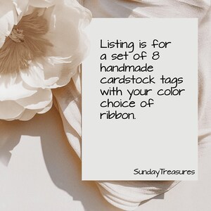 Set 8 Tags With All Reindeer Names / Rudolph Dasher Dancer Prancer ...