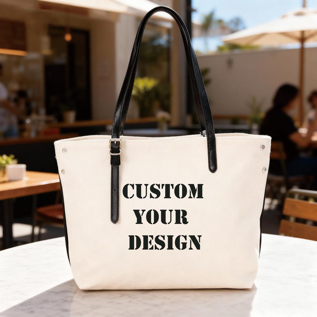 Personalized Logo Tote Bags, Custom Your Design Commuting Bag ...