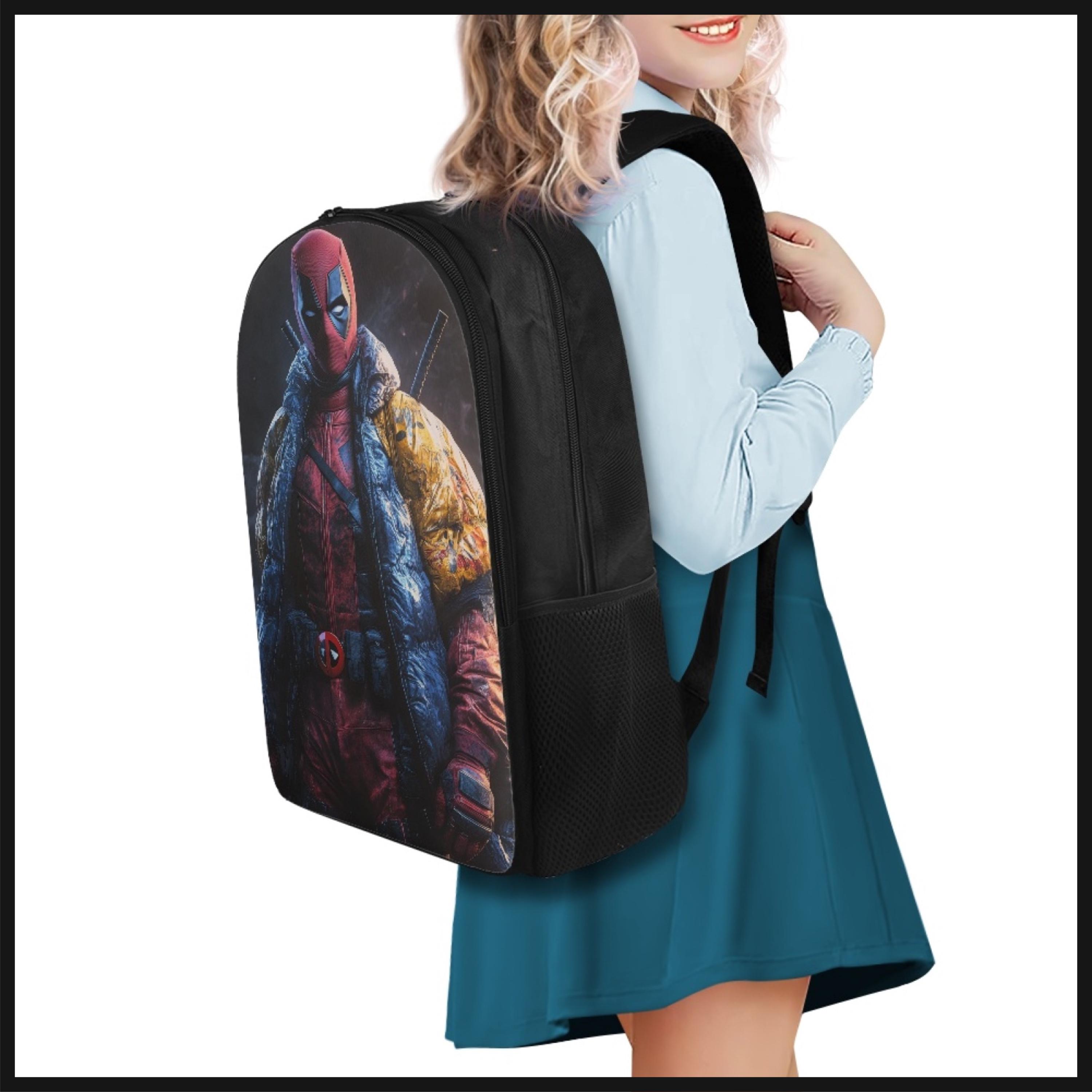 Deadpool Retro Backpack, 80s Comic Style Backpack, Retro Superhero ...