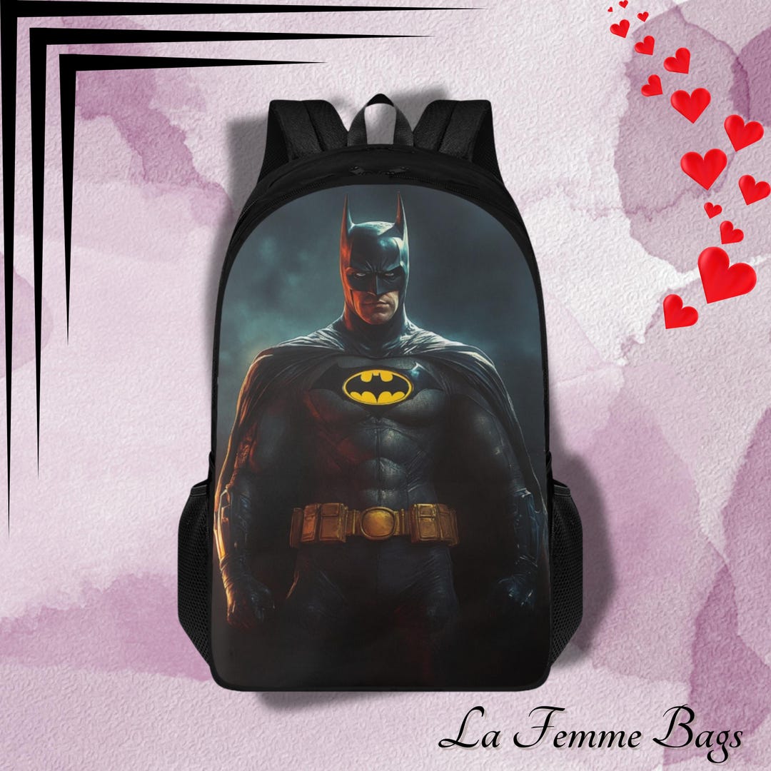 Batman Retro Backpack, 80s Comic Style Backpack, Pop Culture Backpack ...