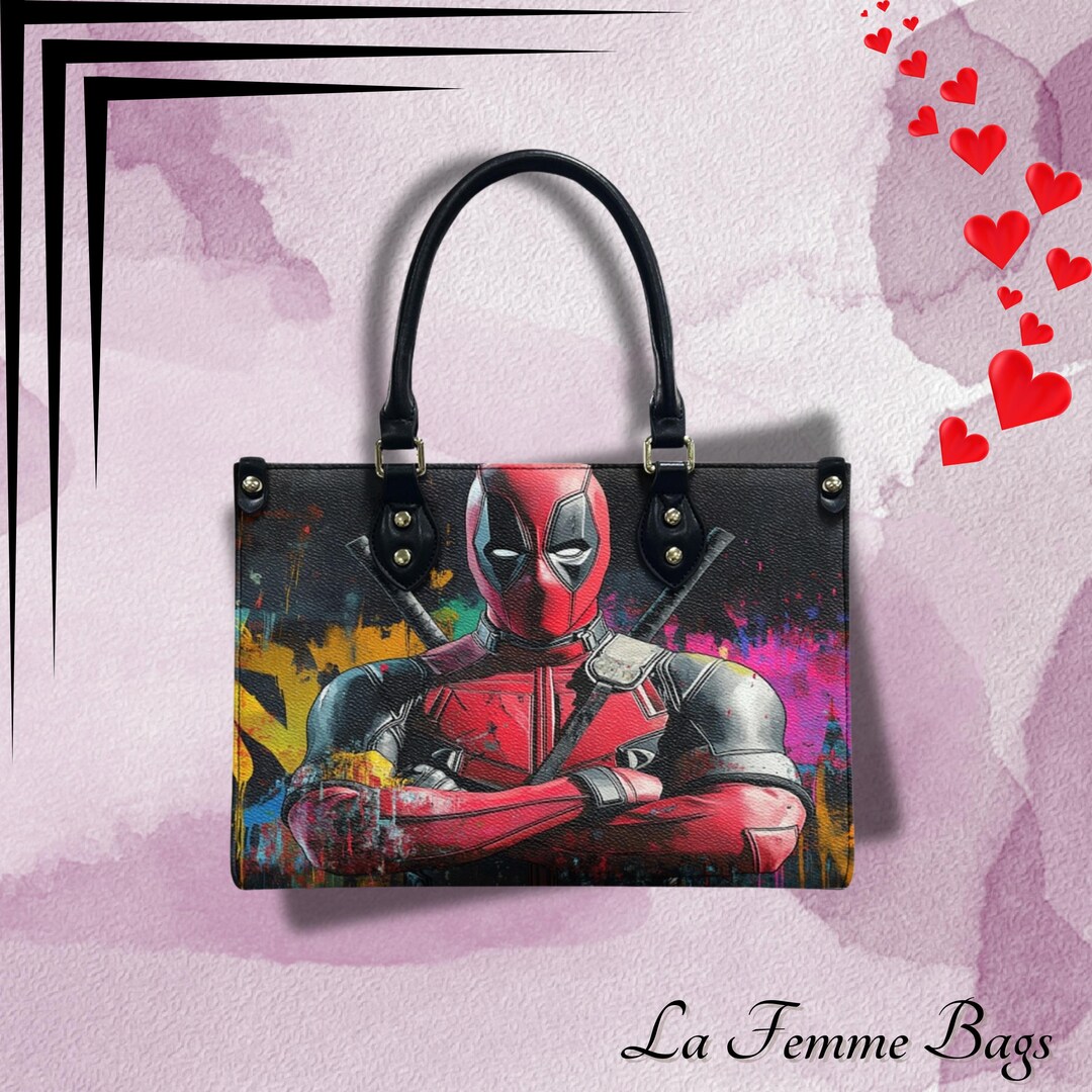 Deadpool Retro Handbag, 80s Comic Style Bag, 80s Style Deadpool Bag ...