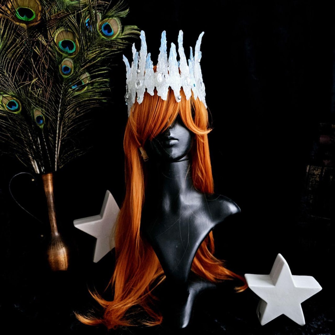 Snow Queen's Crown, Ice Queen Crown, Winter Wonderland Snowflake Crown ...