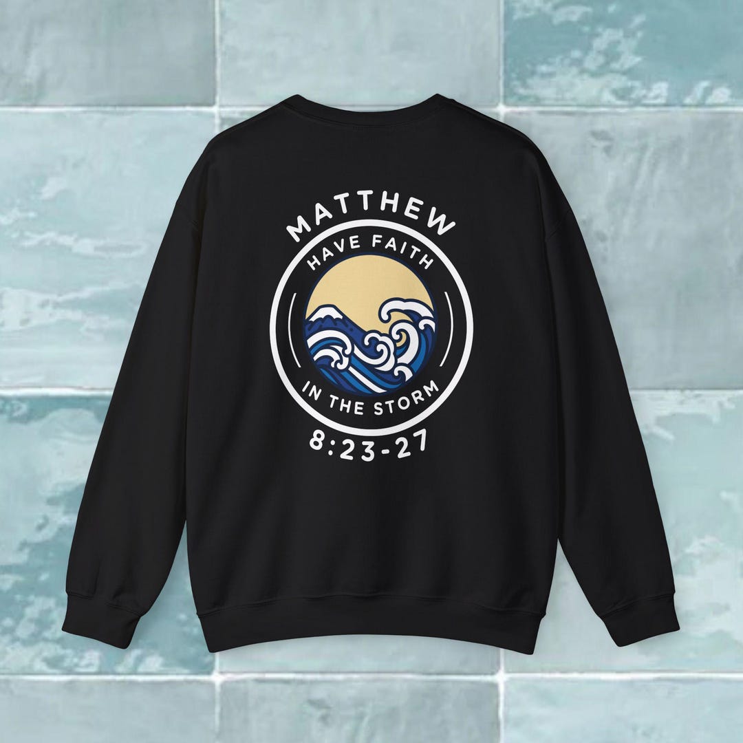 Christian Bible Verse Crewneck Sweatshirt, Unisex Heavy Blend Pullover ...