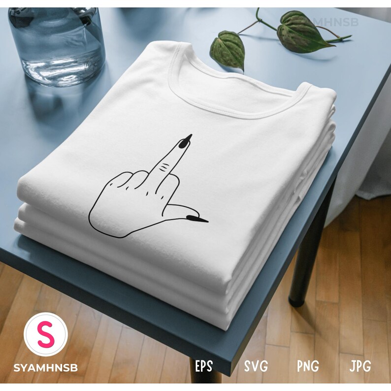 Middle Finger Svg Bundle | Middle Finger Clipart Svg | Digital Download ...