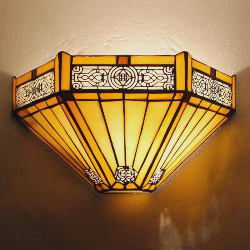 Stained Glass Uplighter - Etsy