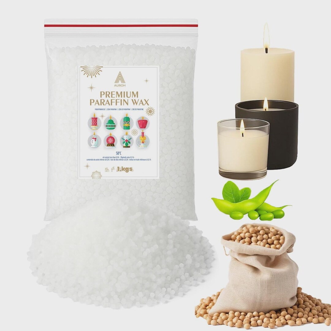 Easy Melt Pelleted Paraffin Wax: Clean Burning Candle Making, DIY ...