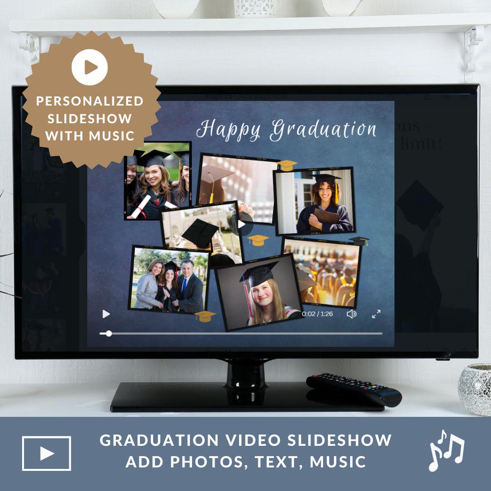 2025 Graduation Slideshow, Personalized With Photos - NO LIMIT, Music ...