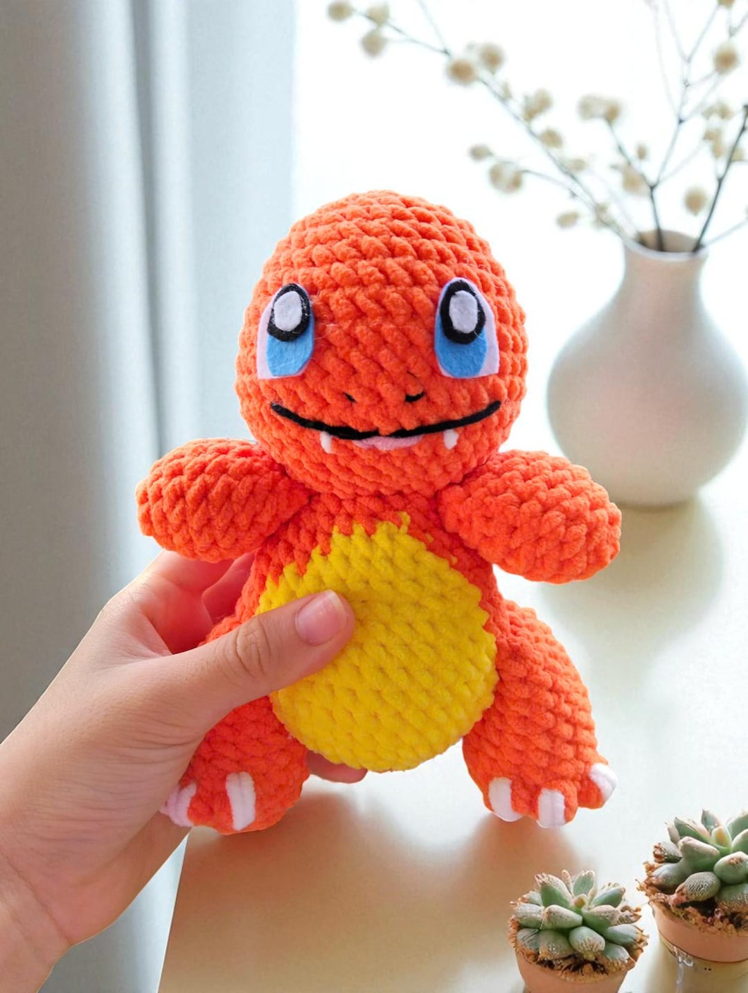 Charmander Crochet Pattern, Charmander Amigurumi Pattern, Pokemon ...