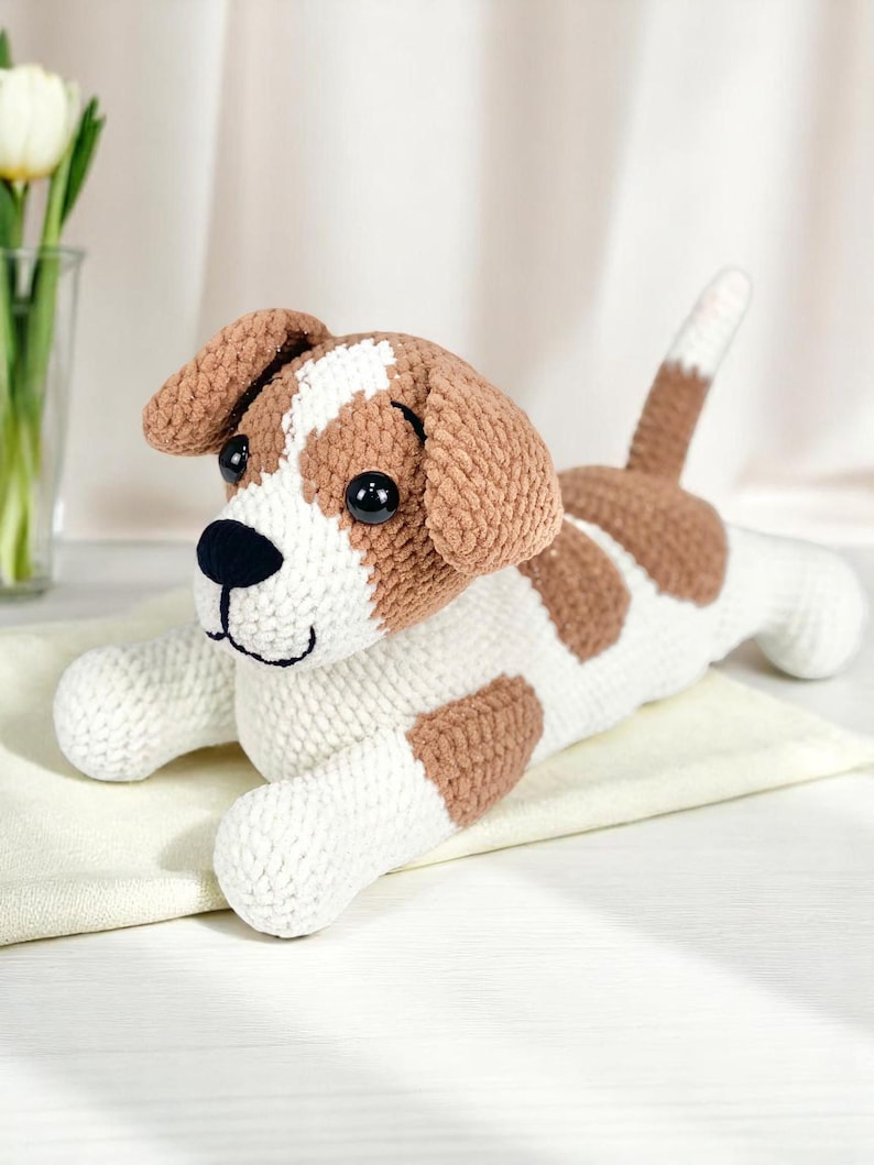 Crochet Jack Russell, Jack Russell Terrier Crochet Pattern,crochet Dog ...