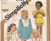 Vintage 1983 Simplicity 6182 FF Sewing Pattern Girl's - Etsy