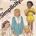 Vintage 1983 Simplicity 6182 FF Sewing Pattern Girl's Pajamas in Two ...