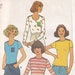 Vintage 1976 Butterick 5891 UNCUT Sewing Pattern Misses' Maternity Top ...