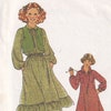 Vintage 1971 Simplicity 9357 Sewing Pattern Misses Dress in Two Lengths ...