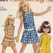 Vintage 1968 Simplicity 7564 Sewing Pattern Girls' Romper, Jumpsuit ...