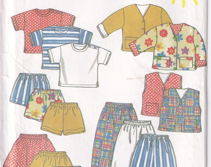 Vintage 1995 New Look 6398 UNCUT Sewing Pattern Unisex Boys' Girls' Set ...