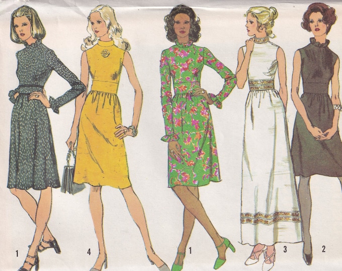 Vintage 1979 Butterick 5924 UNCUT Sewing Pattern Misses' Shirtwaist ...
