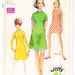 Vintage 1968 Simplicity 7714 Sewing Pattern Juniors' Dress in Two Lengths Size 11 Bust 33-1/2 - Etsy