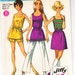 Vintage 1968 Simplicity 7807 Sewing Pattern Misses' Dress Size 20-1/2 ...