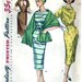 Vintage 1956 Simplicity 1446 UNCUT Sewing Pattern Junior's, Misses' One ...