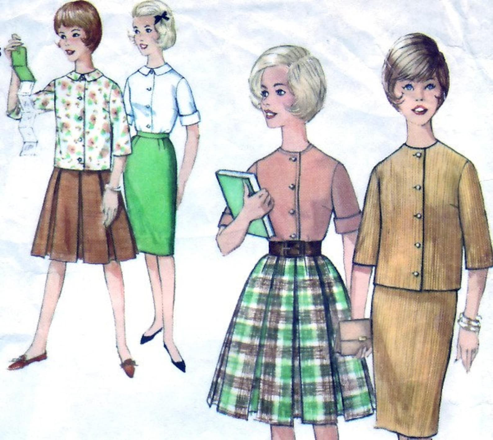 Vintage 1962 Simplicity 4577 Sewing Pattern Sub-teens' | Etsy