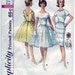Vintage 1963 Simplicity 4972 Sewing Pattern Junior's, Misses' One-piece Dress Size 12 Bust 32 - Etsy