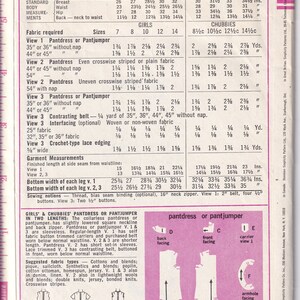 Vintage 1968 Simplicity 7564 Sewing Pattern Girls' Romper, Jumpsuit ...