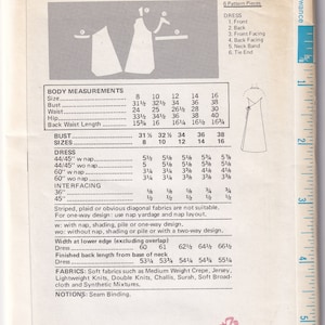 Vintage 1972 Butterick 6943 UNCUT Sewing Pattern Misses' Wrap and Go ...