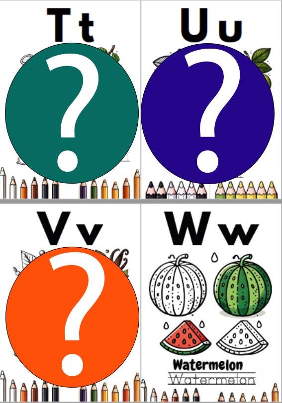 A-Z Alphabet Fruit Coloring Pages | Learn to Write & Read | Fun ...