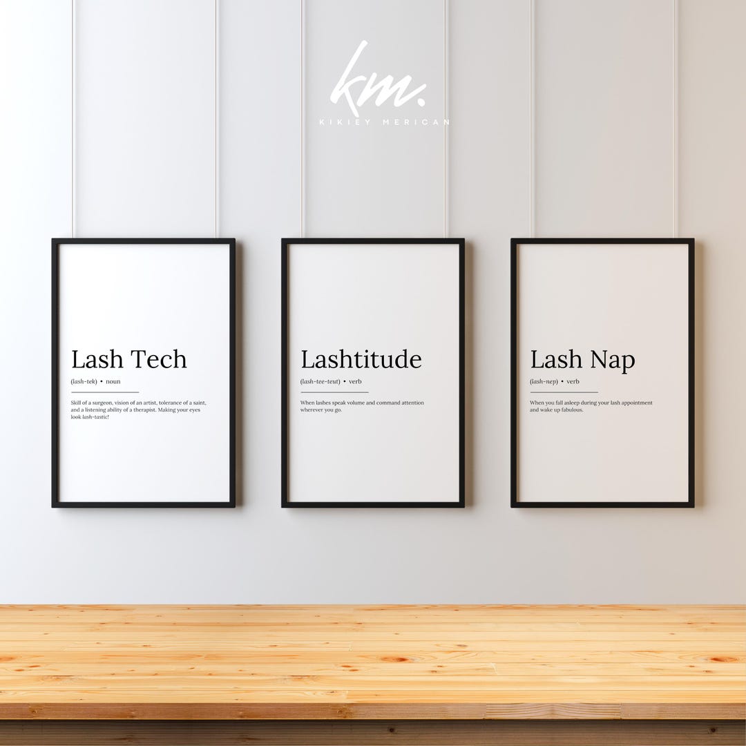 Lash Extension Minimalist Poster, Beauty Salon Decor, Aesthetic Prints ...