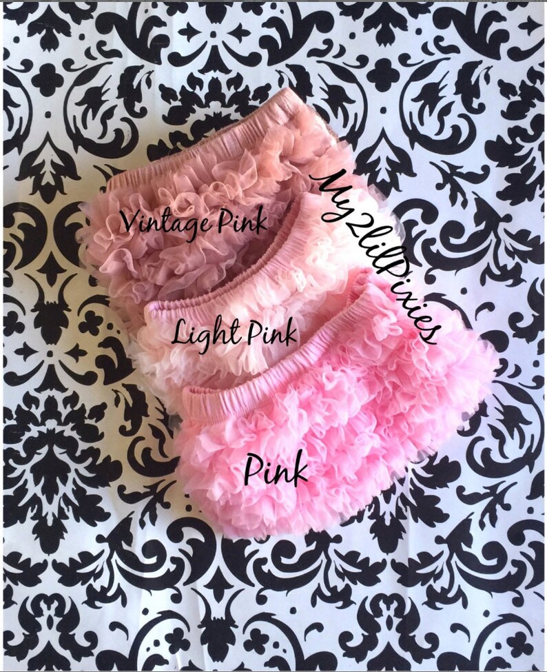 Ruffle Bum Baby Bloomers Choose 1 Any Color Chiffon Ruffle Bum | Etsy
