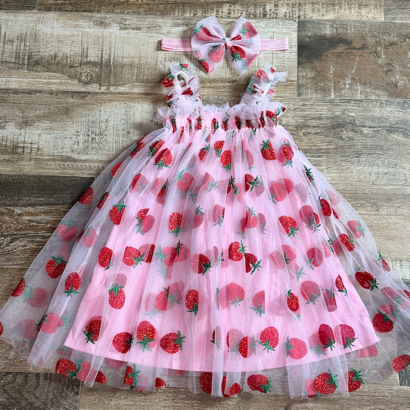 Strawberry Dress - Etsy