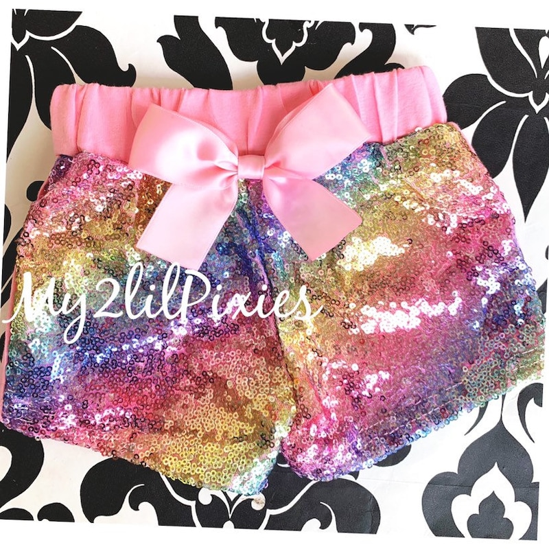 Sequin Short Set - Etsy