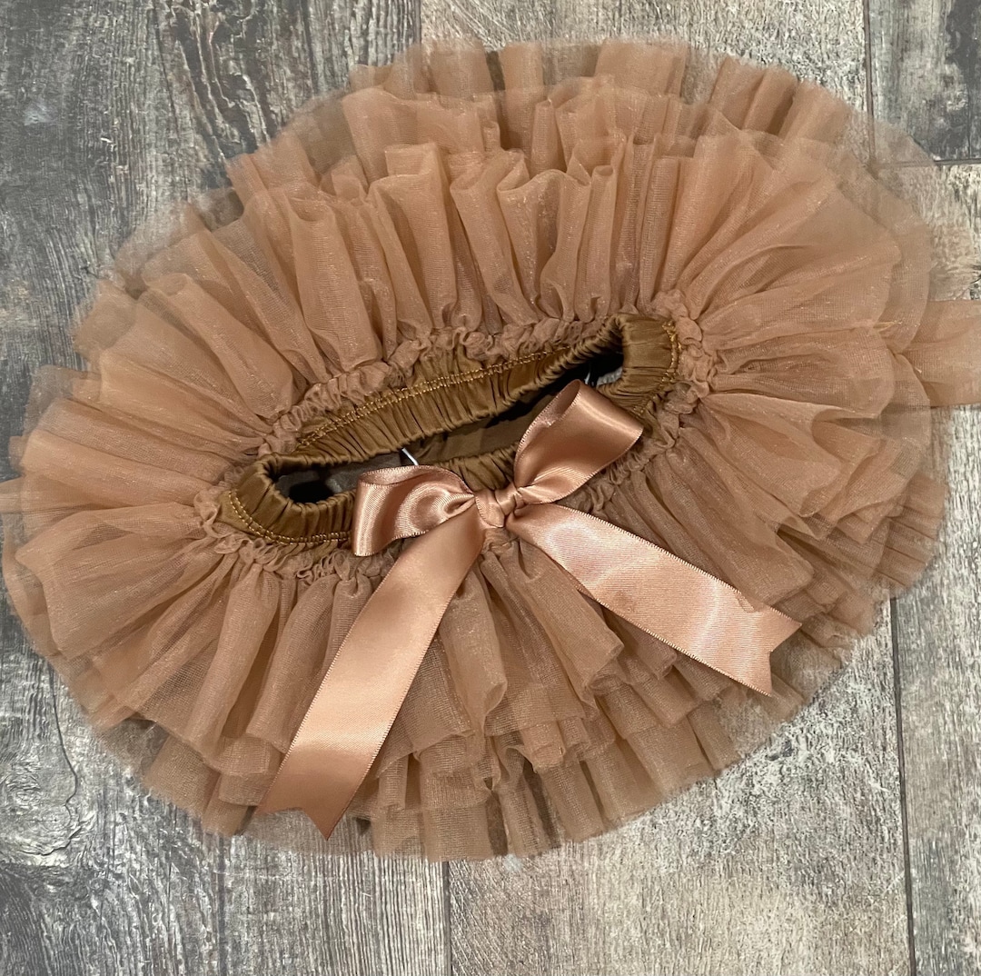 Light Brown/mocha Tutu Bloomer, Baby Girl Tutus , Cake Smash Tutu - Etsy